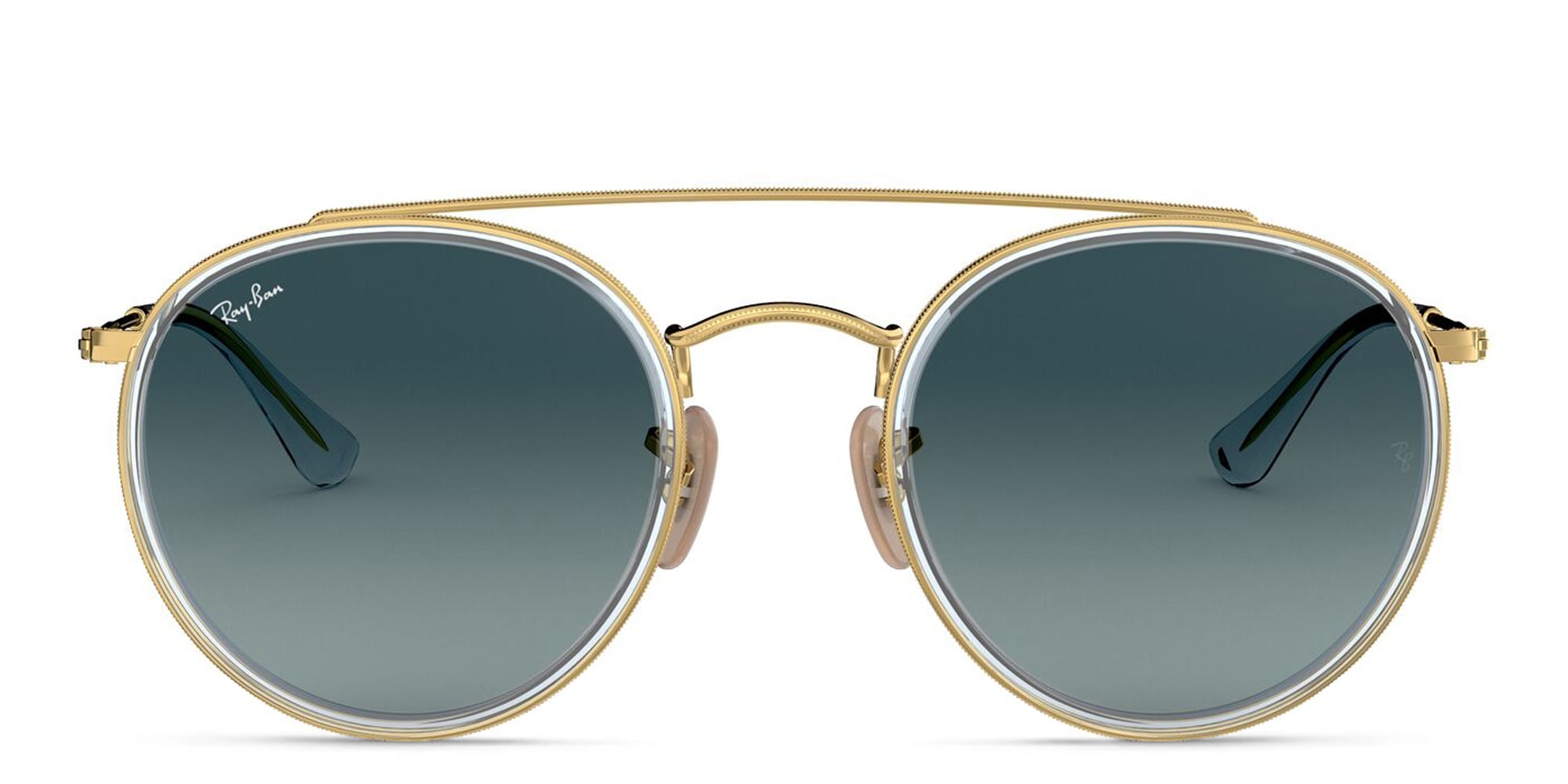 Buy Ray-Ban Round Double Bridge Sunglasses Online | MAGRABi KSA