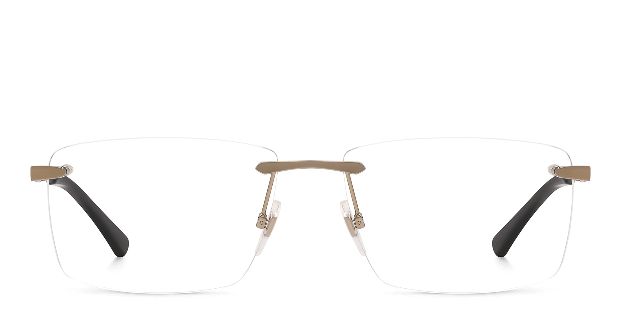 Buy EYE'M Rimless Wide Rectangle Eyeglasses Online | MAGRABi Kuwait