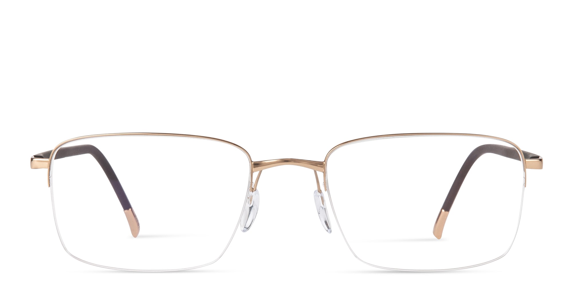Buy Silhouette Half-Rim Rectangle Eyeglasses Online | MAGRABi KSA