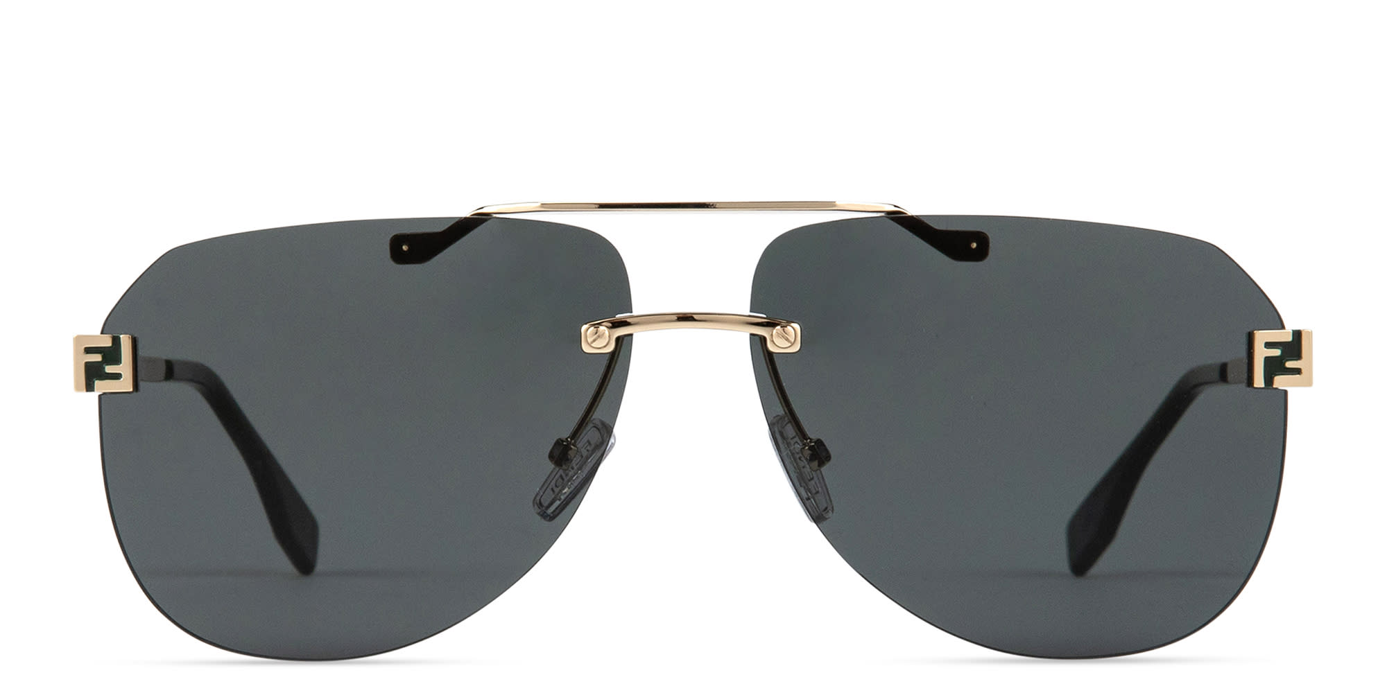Buy FENDI Sky Rimless Aviator Sunglasses Online | MAGRABi UAE