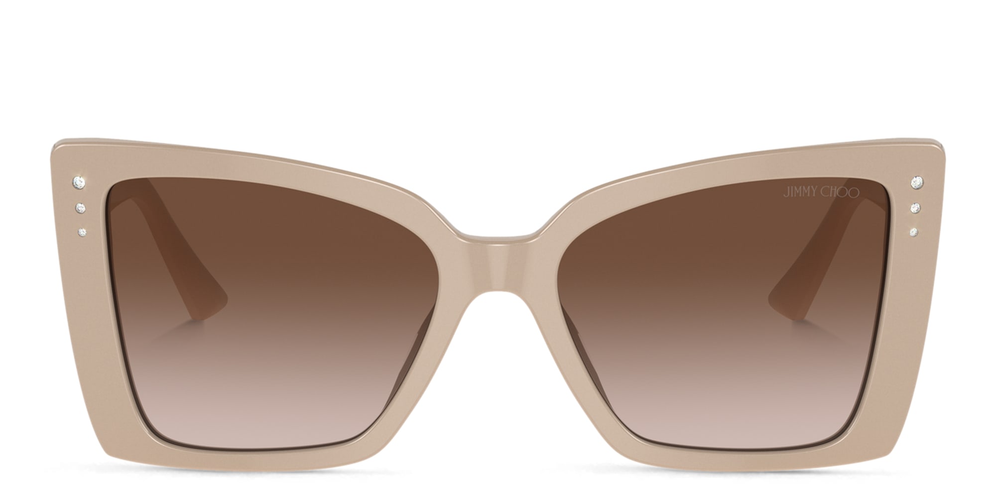 Buy JIMMY CHOO Rhinestone-Embellished Oversized Cat-Eye Sunglasses ...